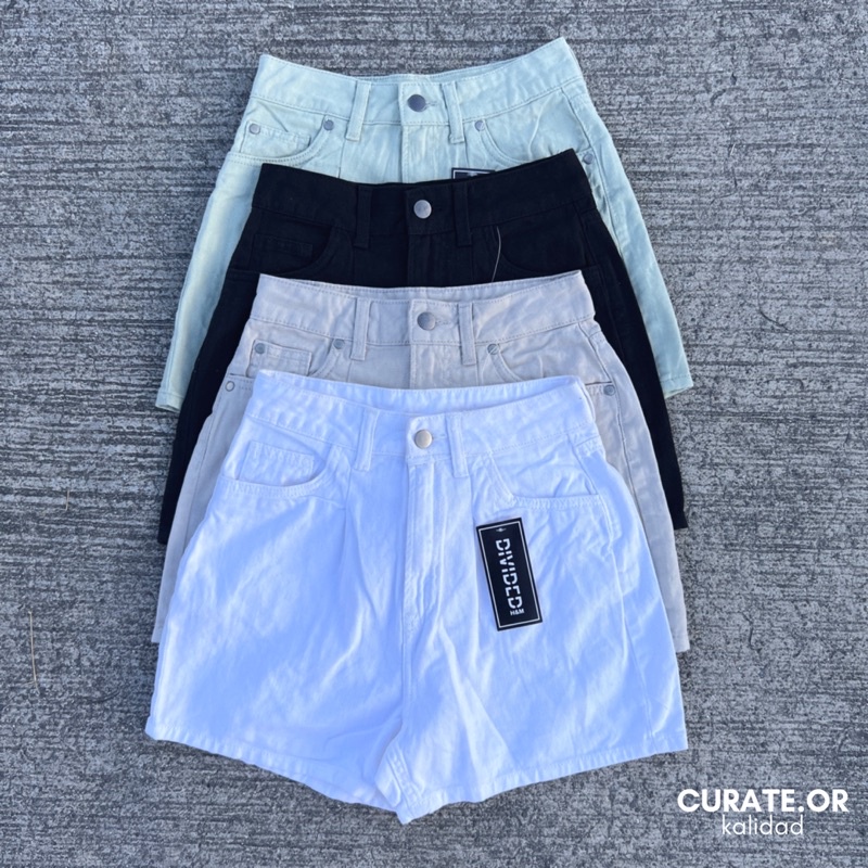 H&M Divided Highwaisted Twill Shorts 23-34 | Shopee Philippines