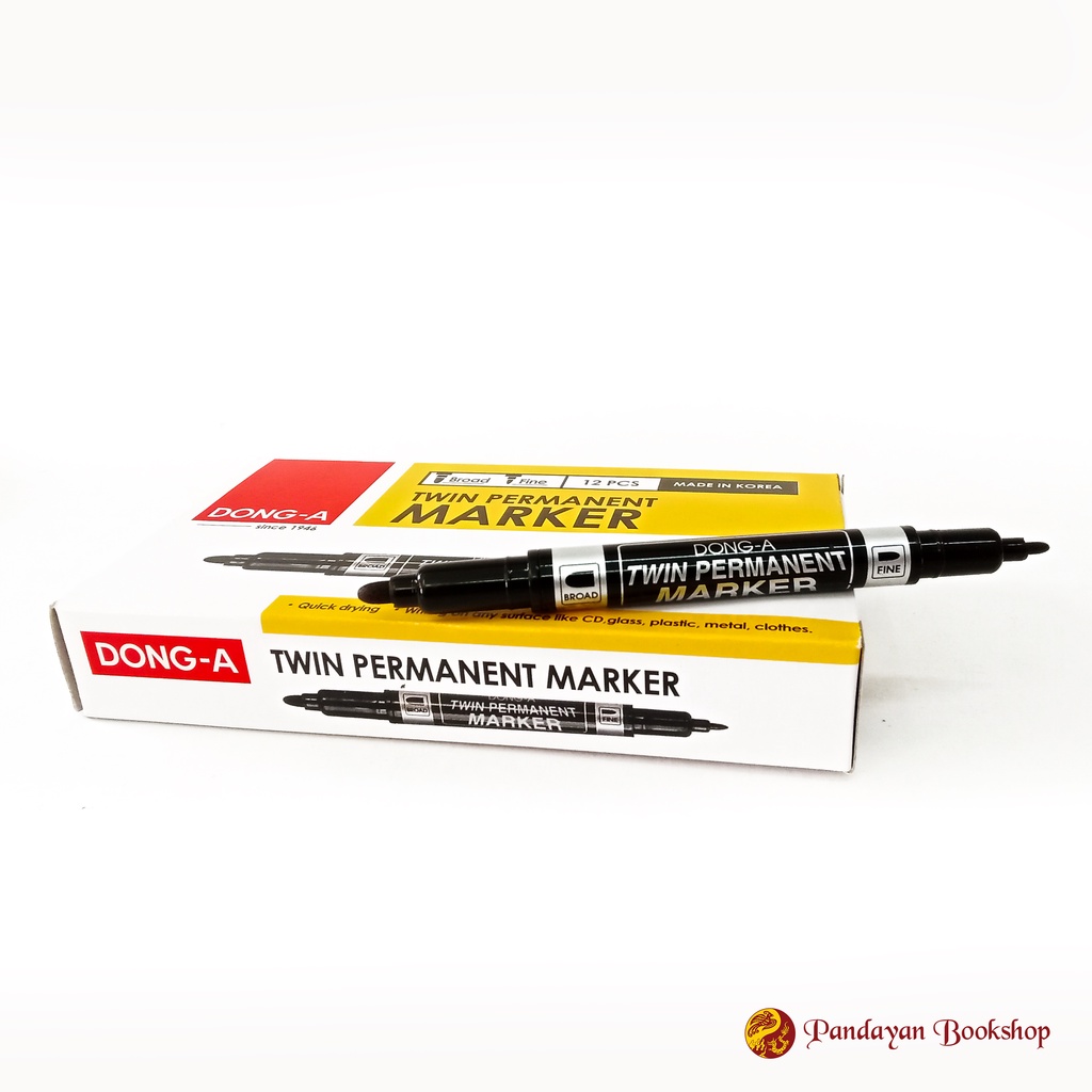 Dong-A Twin Permanent Marker | Shopee Philippines