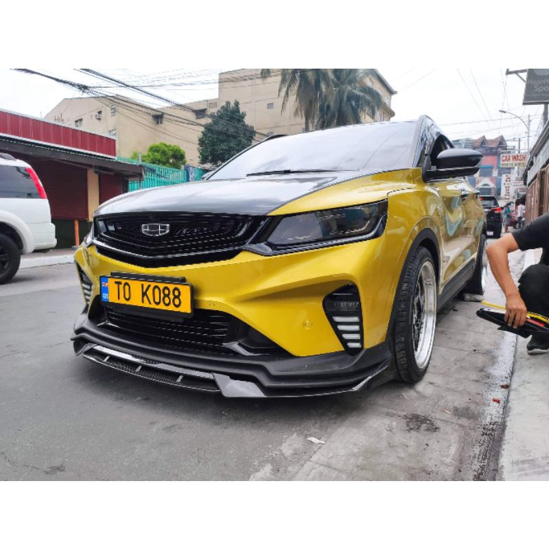 Geely Coolray Double Blade Front Chin (CARBON DESIGN) | Shopee Philippines