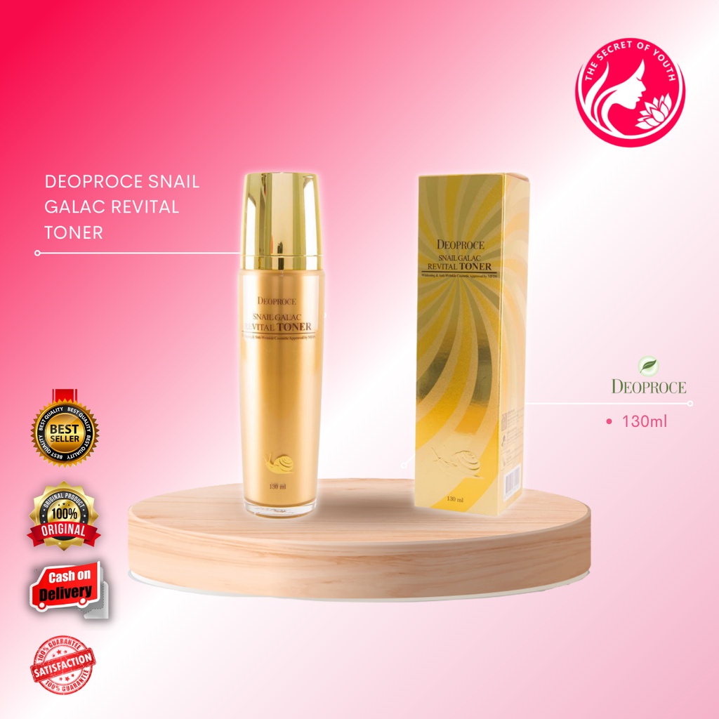 DEOPROCE SNAIL GALAC REVITAL TONER 130g | Shopee Philippines