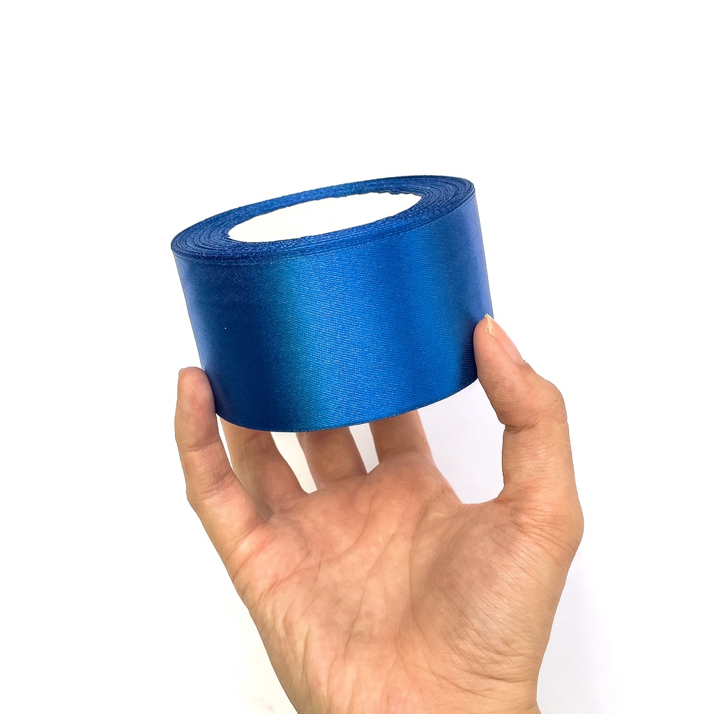 2 inch Satin Ribbon 50mm Single Faced Gift Wrapping Ribbons (25 yards ...