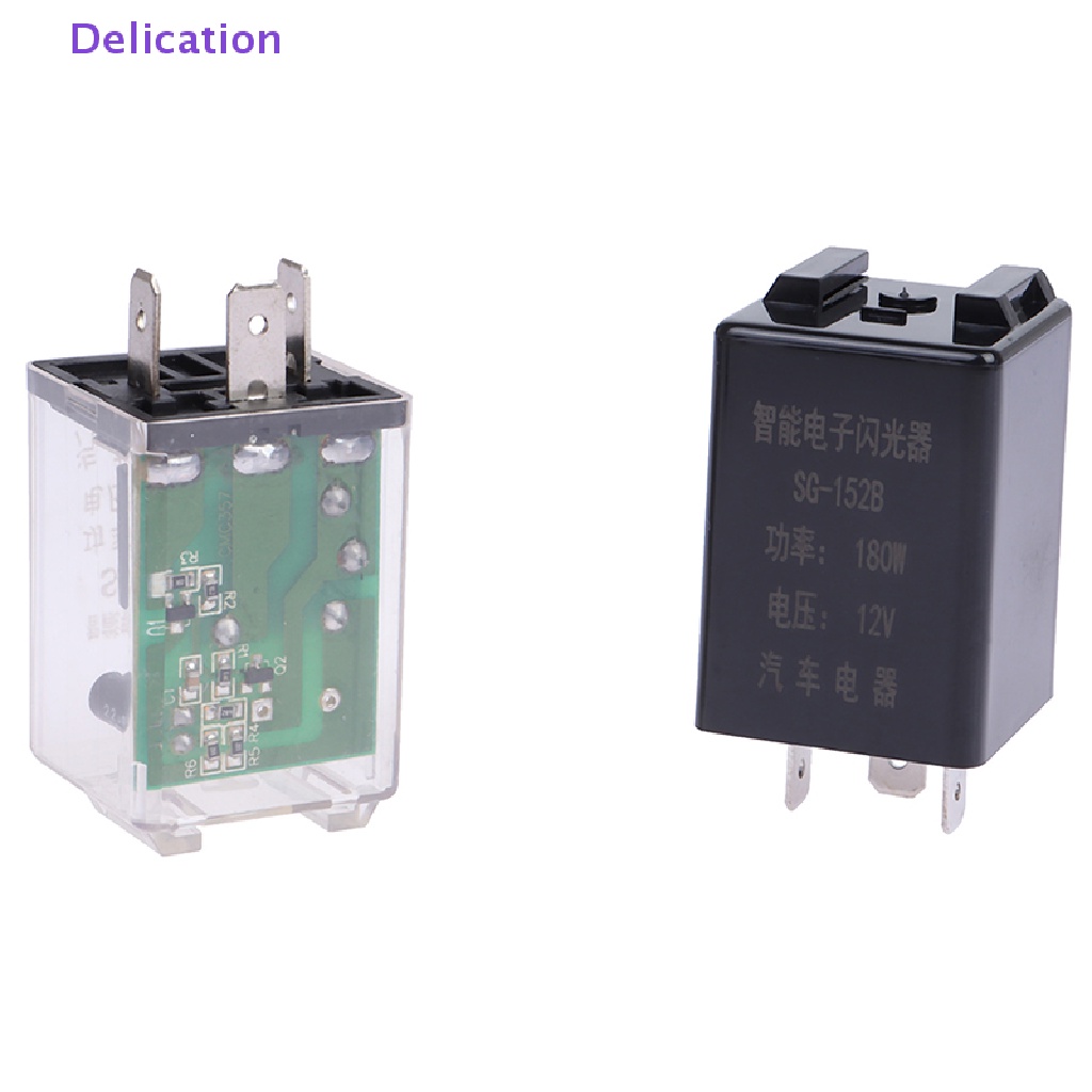 Delication Flasher Relay DC 12V 3 Pin 180W Car Auto Turn Signal Light ...