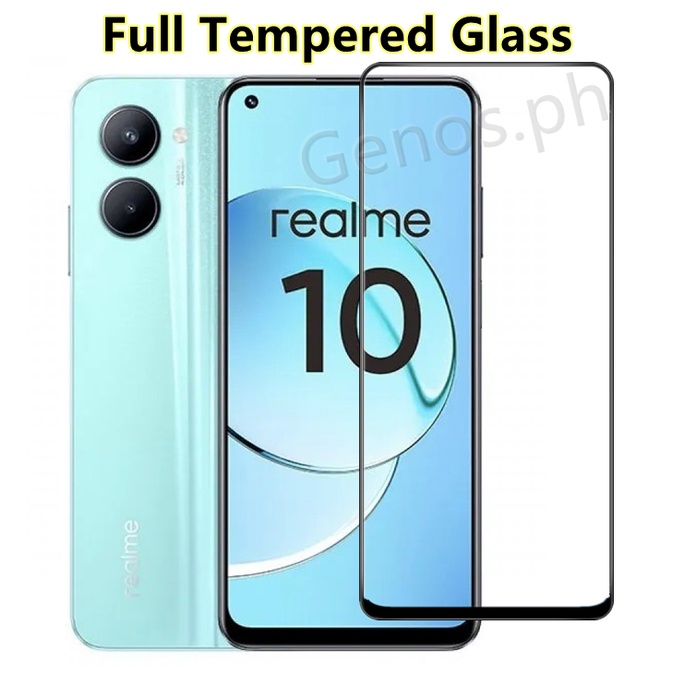 Full Tempered Glass For Realme 10 Screen Protector | Shopee Philippines