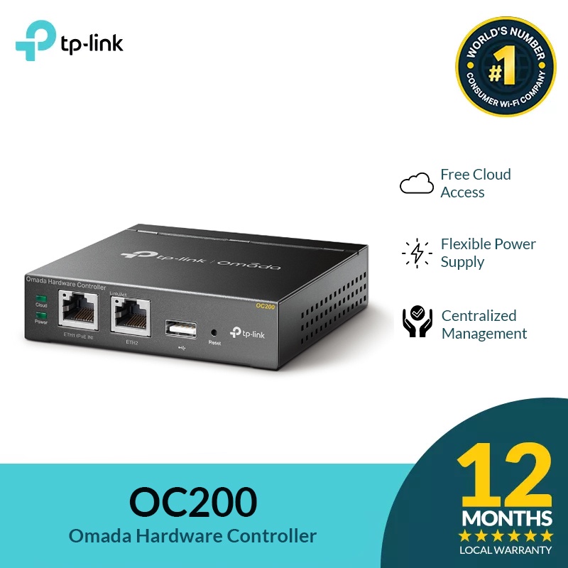 TP-Link OC200 Omada Cloud Controller 100 Omada EAPs | Shopee Philippines