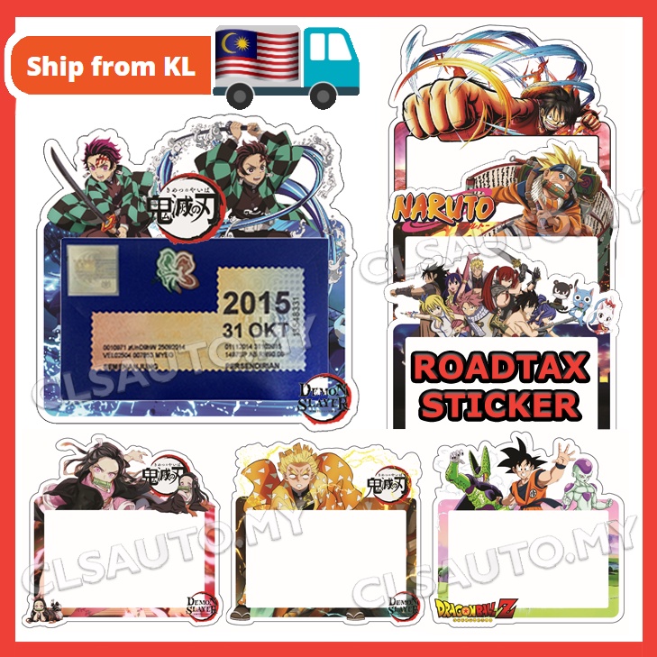 Car Road Tax Sticker RoadTax Pelekat Rotex Kereta Rotek Rotax | Shopee ...