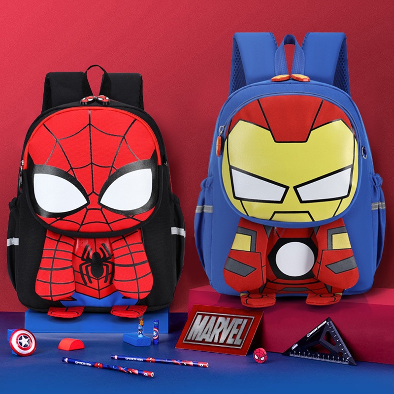 Disney Cartoon Spiderman School Backpack Preschool/Travel/Kindergarten ...