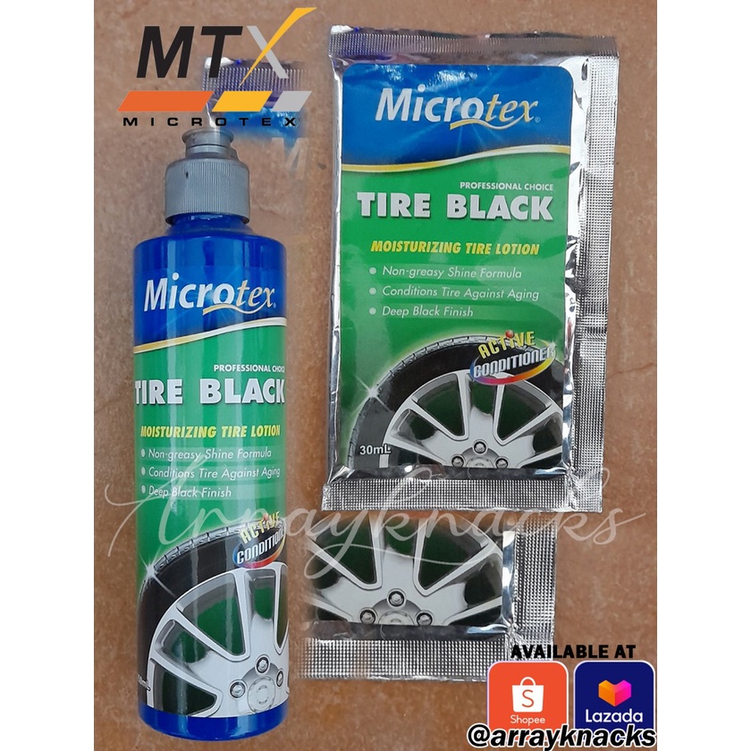 MICROTEX - TIRE BLACK 10ML / 250ML | Shopee Philippines