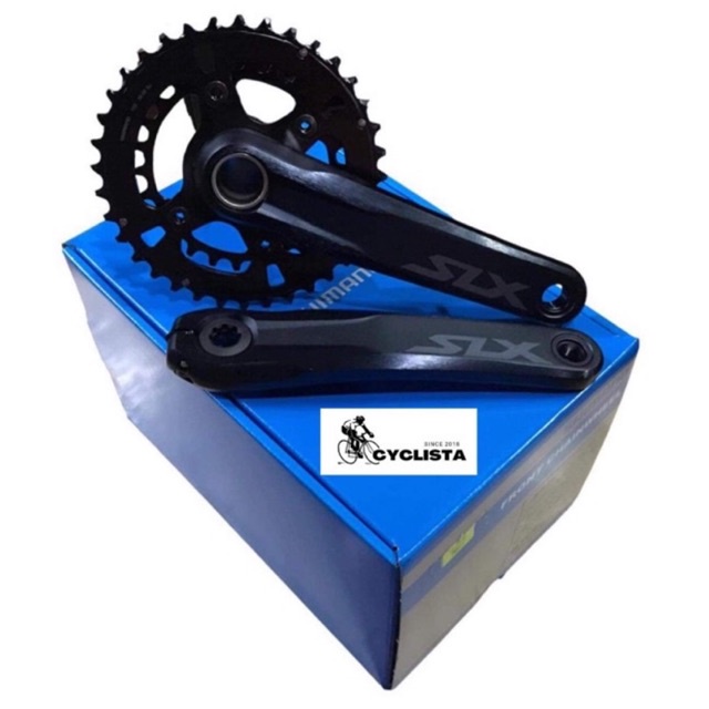 SHIMANO SLX FC-M7100-2 2x12 Speed 170/175mm Hollowtech II MTB Crankset ...