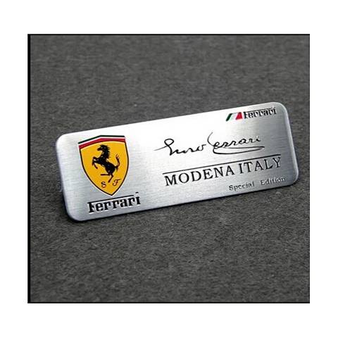 Special Offer Ferrari Logo Metal Sticker Ferrari Teams Aluminum Logo ...