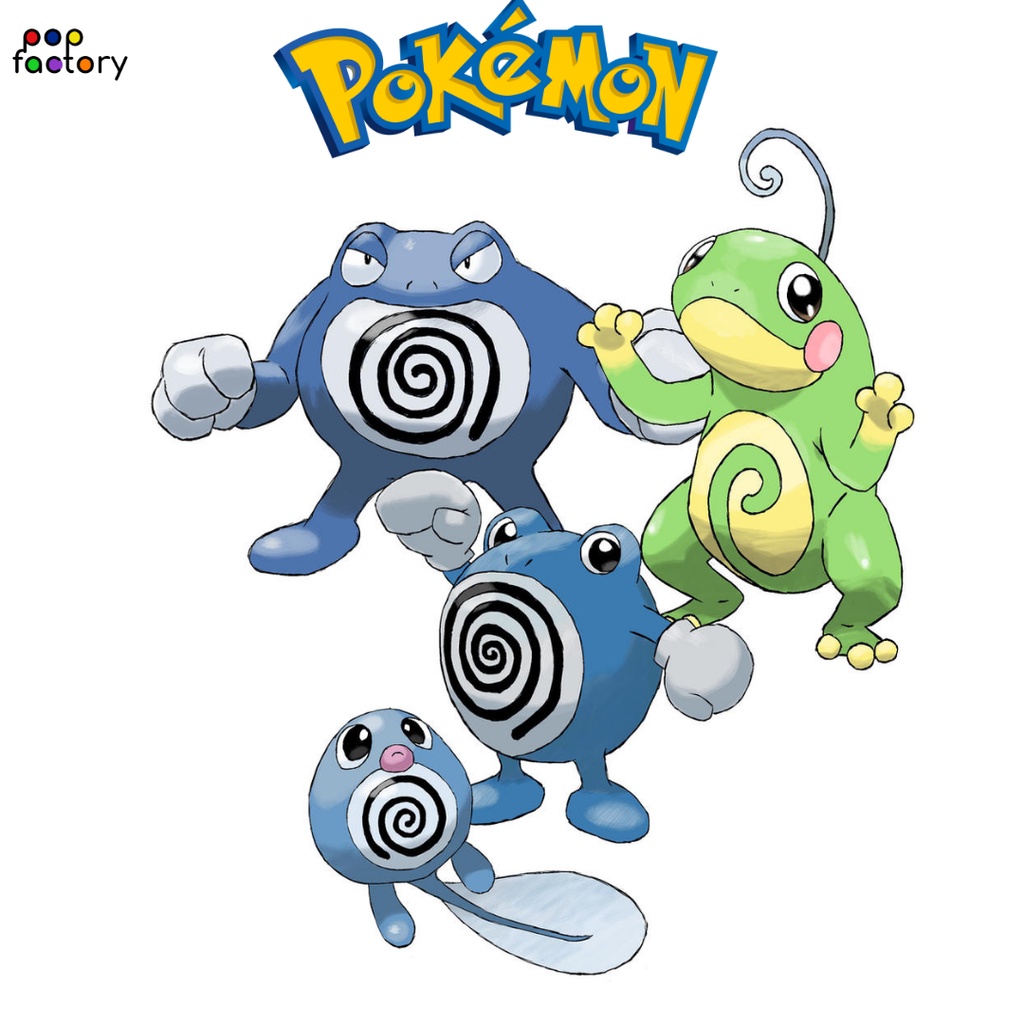 Poliwag Poliwhirl & Poliwrath & Politoed Pokemon Cards TCG (1st Gen ...
