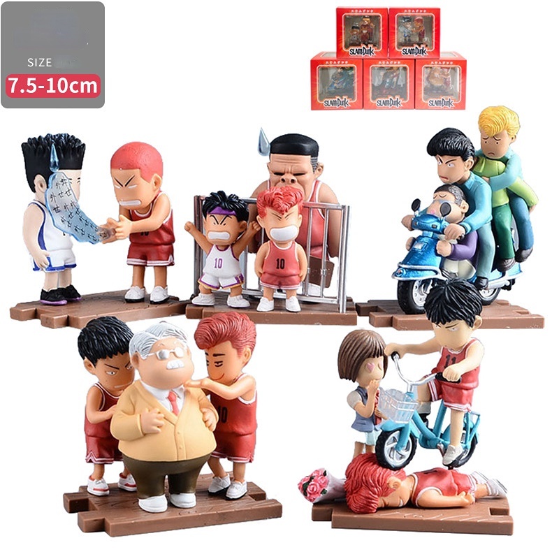 Creativity Anime Cartoon Character Action Figure SLAM DUNK Car ...