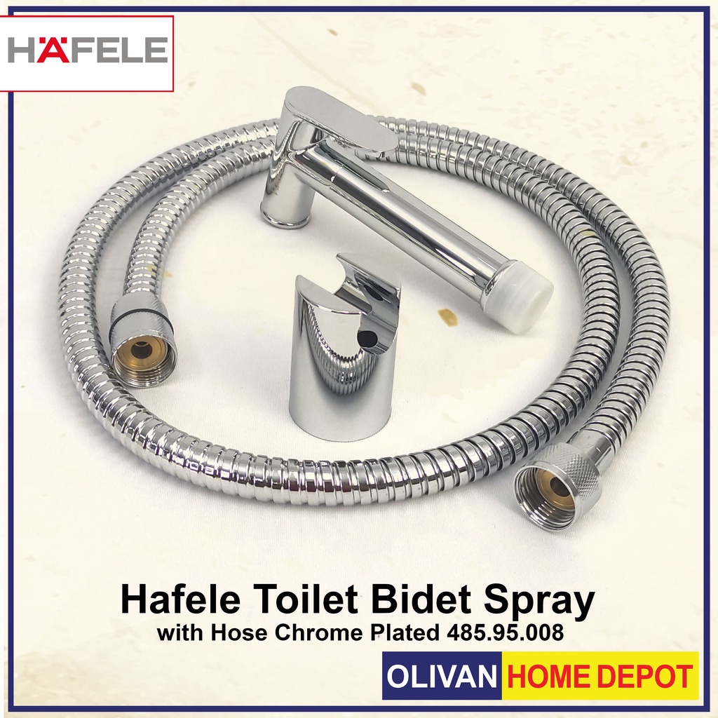 HAFELE Toilet Bidet Spray with Hose Chrome Plated 485.95.008 | Shopee ...