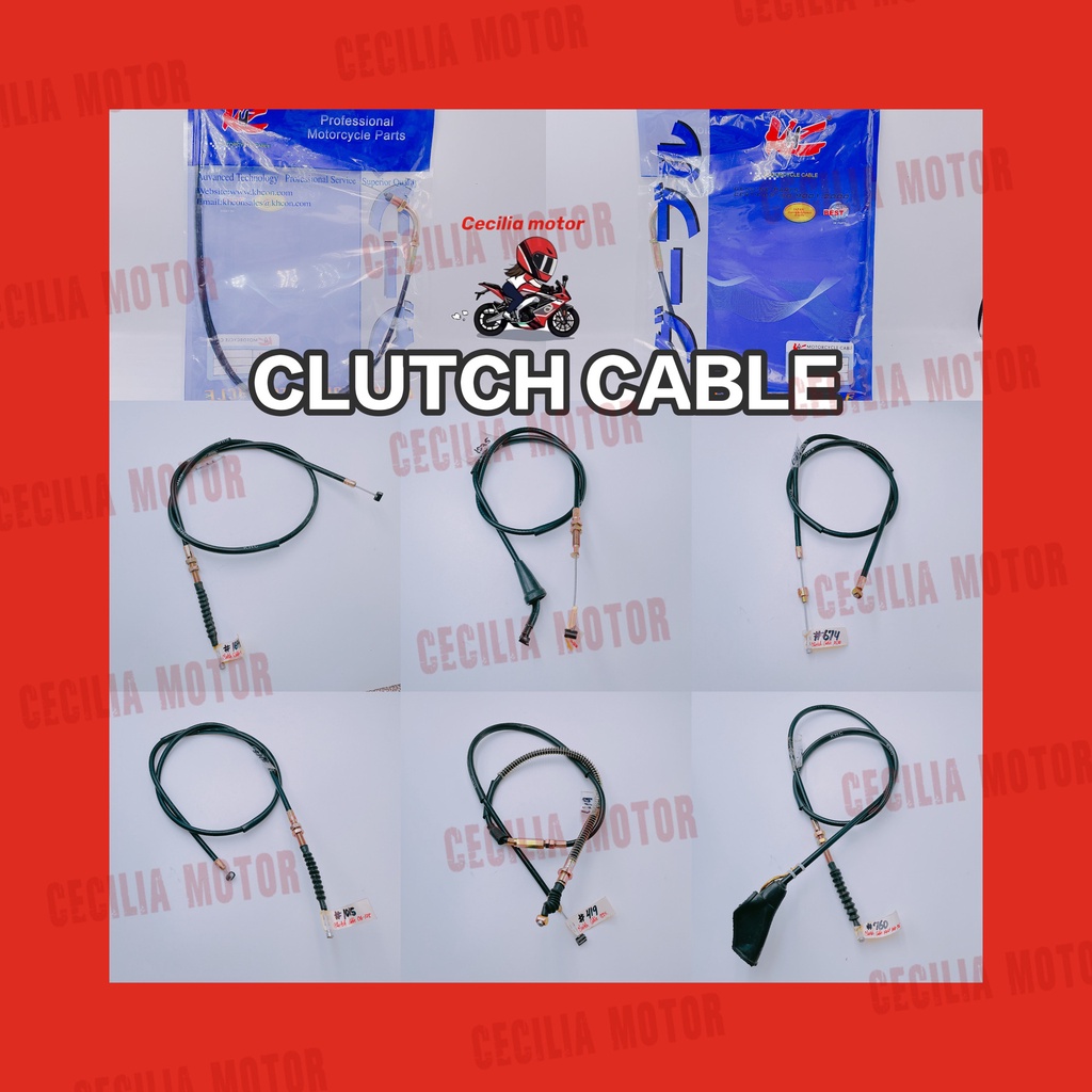 MOTORCYCLE PARTS CLUTCH CABLE FOR TMX/SHOGUN/RAIDER/RUSI150/HD3/ETC ...