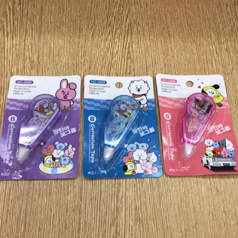 BT21 BTS Bangtan correction tape 0888 | Shopee Philippines