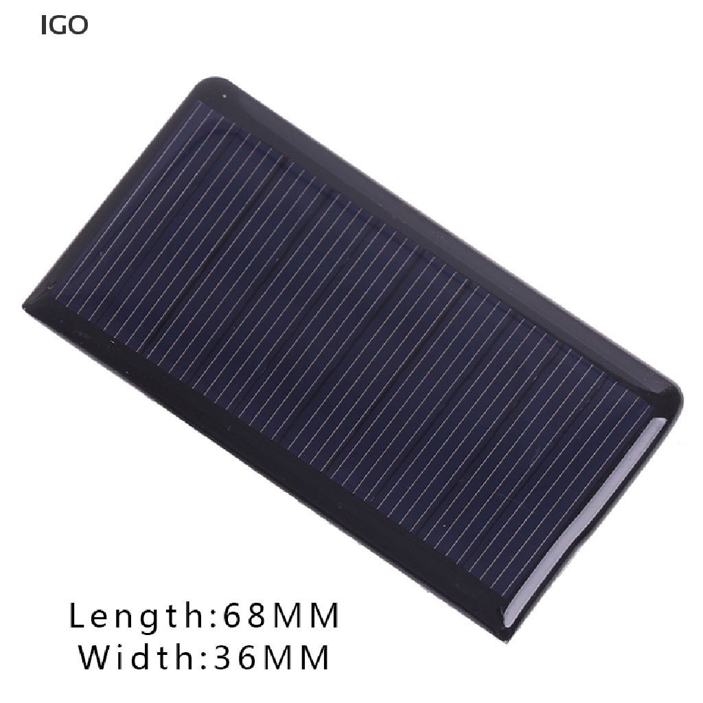 IGO 1Pc Solar Panel 5V 60MA For Mini Solar Panel Charging And Generag ...