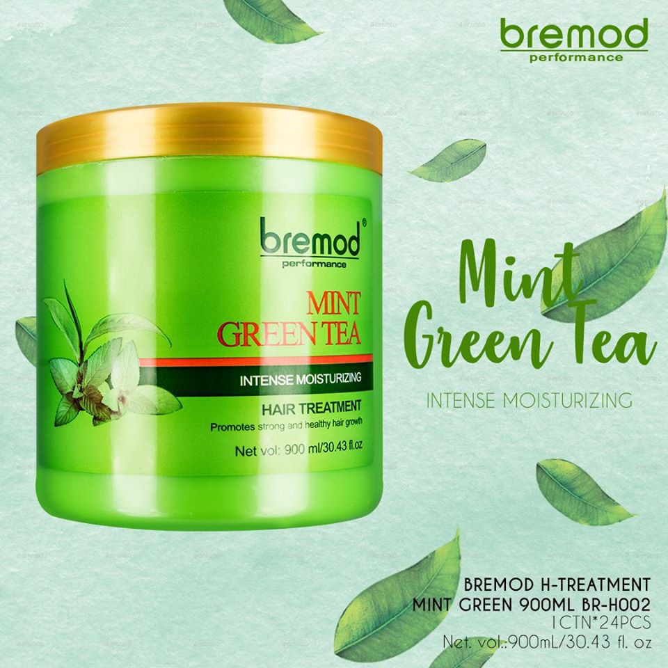 BREMOD PERFORMANCE MINT GREEN TEA INTENSE MOISTURIZING HAIR TREATMENT ...
