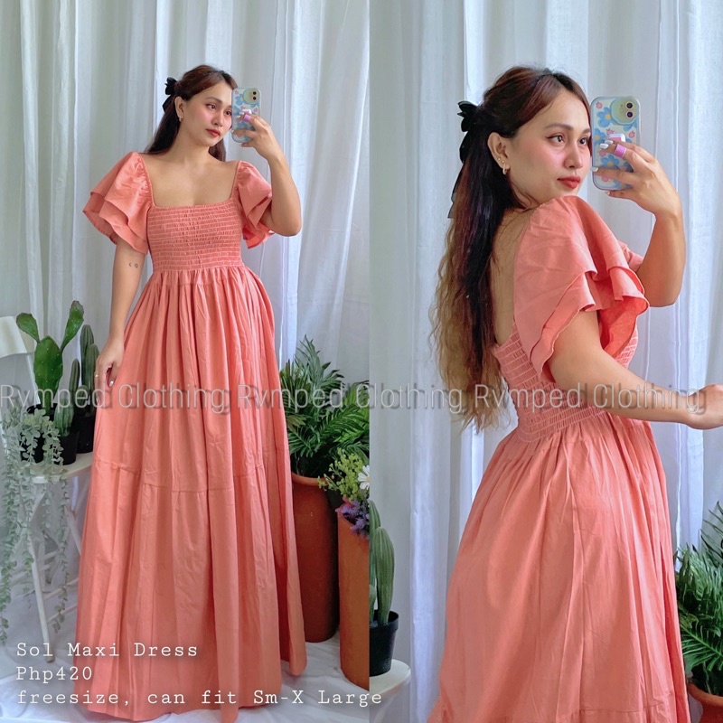 RVMPED Sol Plain Maxi Dress | Shopee Philippines
