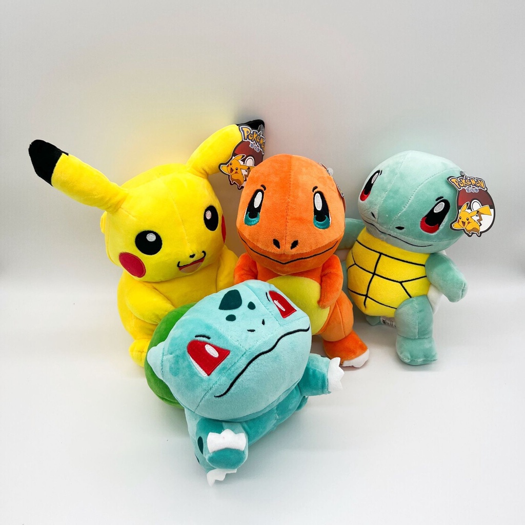 20cm Pokémon plush toy doll/Jenny turtle/Pikachu | Shopee Philippines