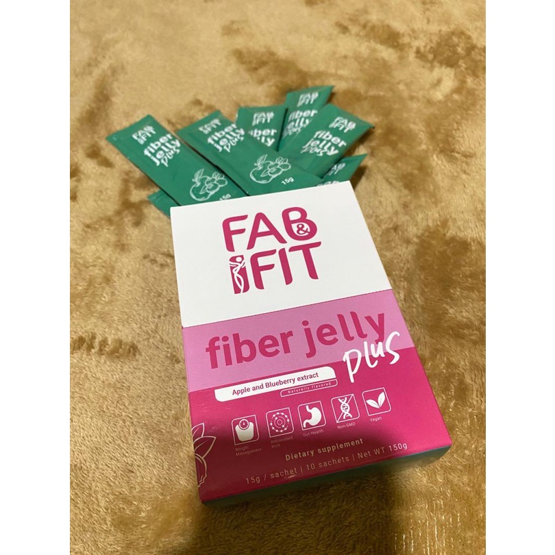 Fiber Jelly Plus by Fab & Fit (10 sachets) | Shopee Philippines