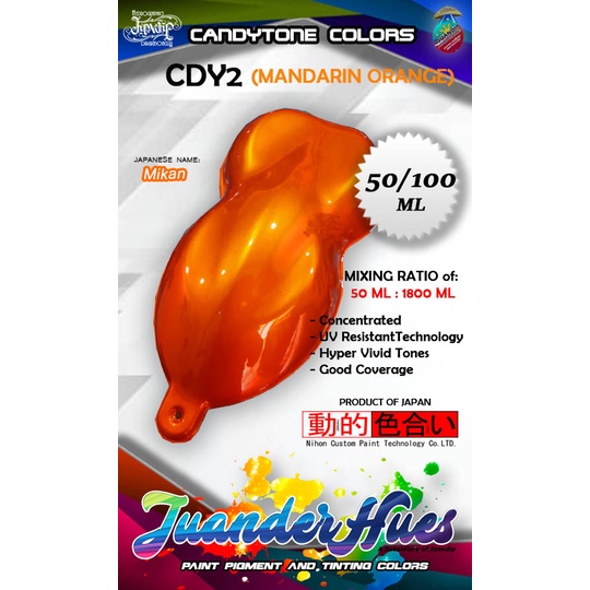 Mandarin Orange Candy Tone Color Toner Concentrate Drops Tinting ...