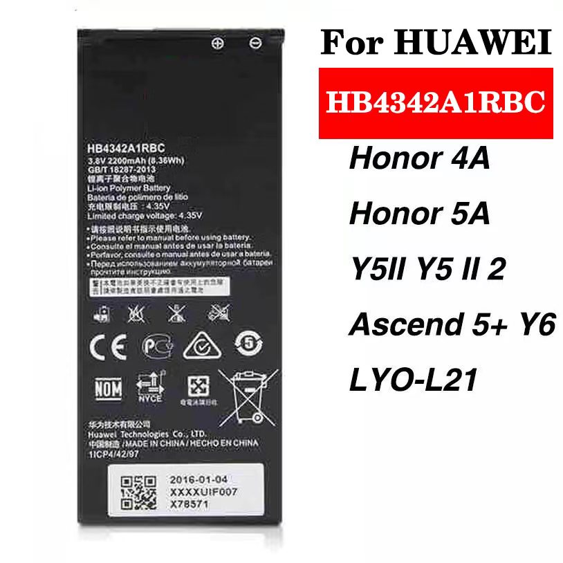 HUAWEI Y6 Y52 Honor 4A E5573 S 606 E557 Battery (HB4342A1RBC) | Shopee ...