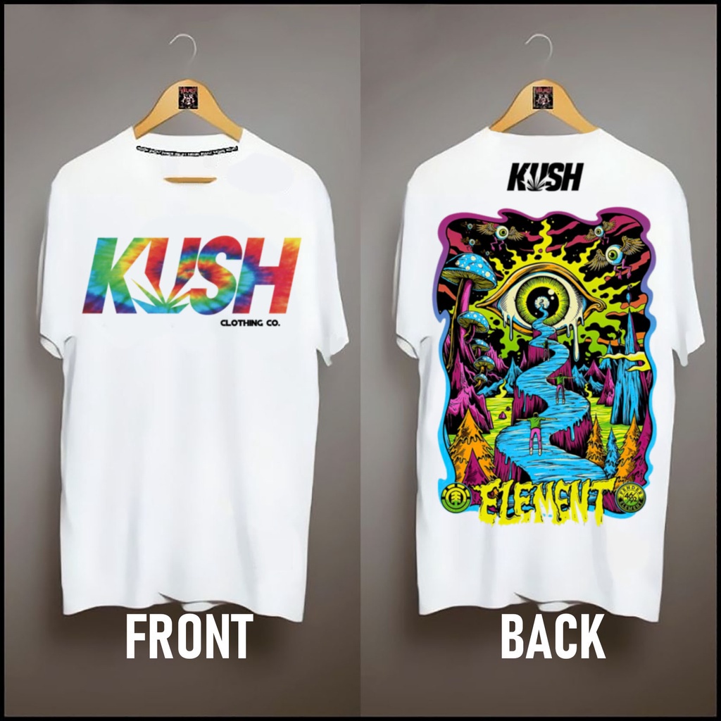 (Official New Shop) KUSH Clothing Culture Vintage Loose T-Shirt For Men ...