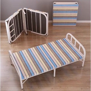 Foldable Bed Save Space For Dormitory Rooms Folding Bed | Shopee ...
