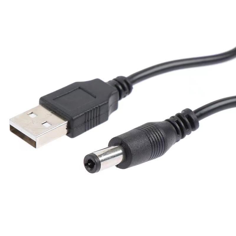 DC 5V USB Charging Cable male 5.5mm 1meter long | Shopee Philippines