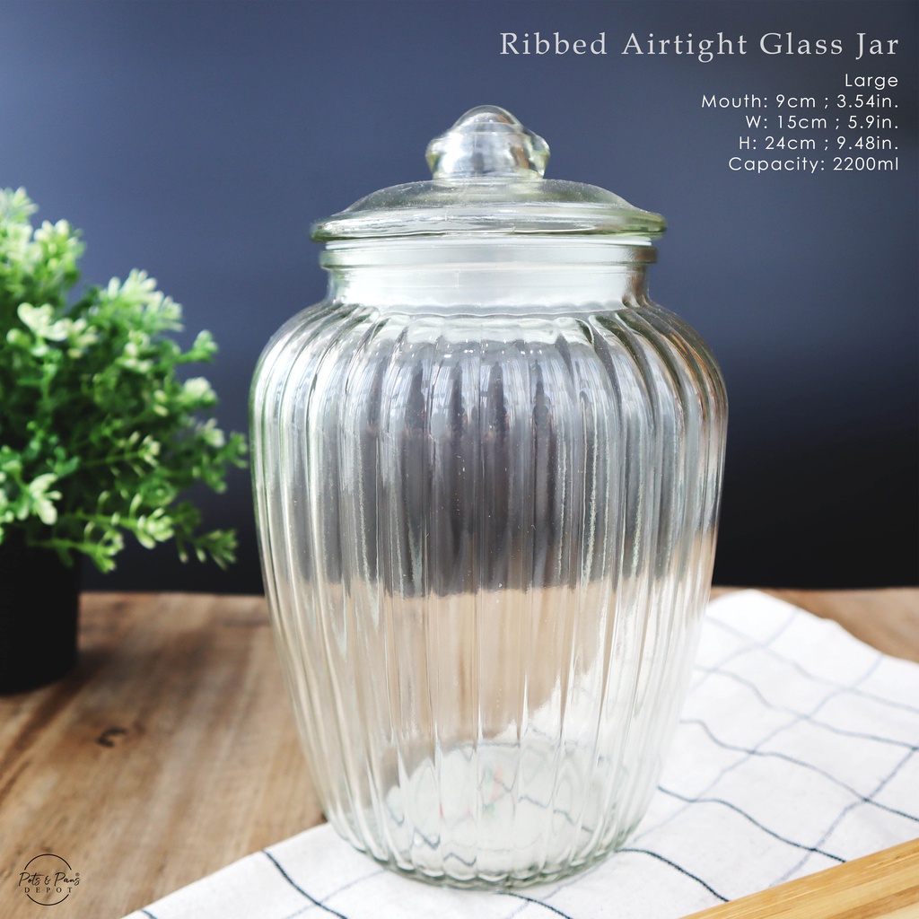 Genie Airtight Glass Jar | Shopee Philippines