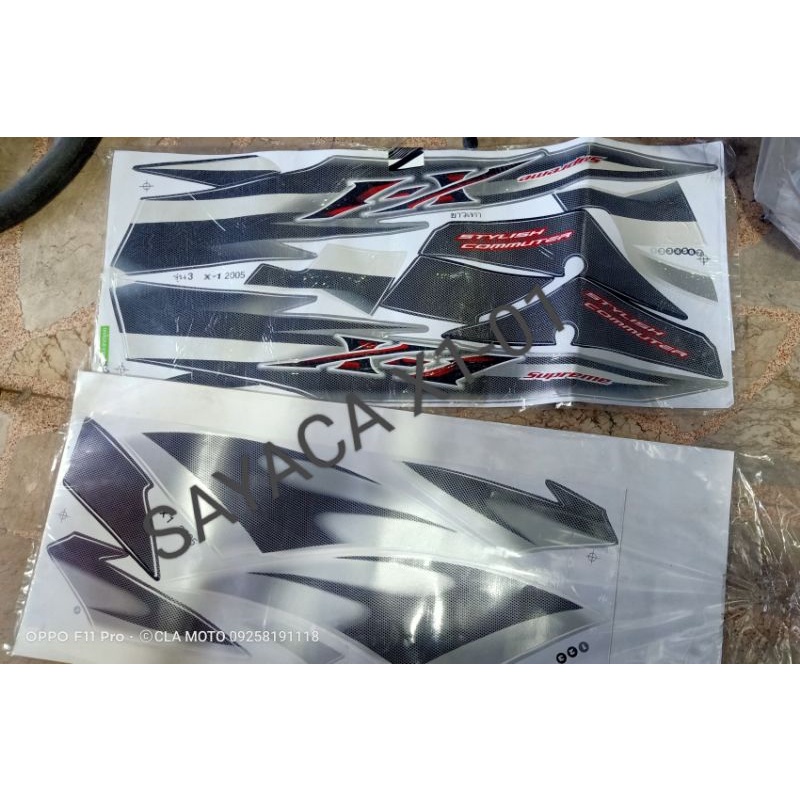 YAMAHA X1 SUPREME black Grey .DECALS THAILAND | Shopee Philippines