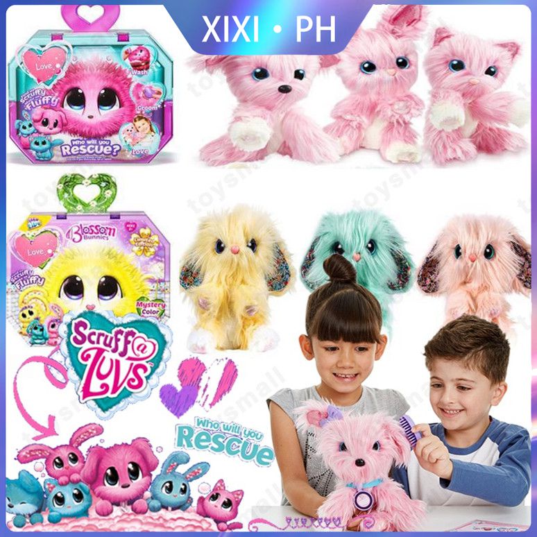 Original Scruff a Luvs Surprise Bath Cat/Dog/Rabbit Children Plush ...