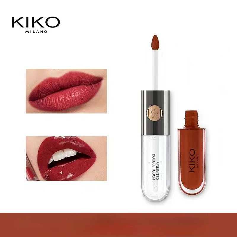 Kiko Double-headed Lip Glaze Lip Gloss 103 Lipstick Mirror Water Light ...