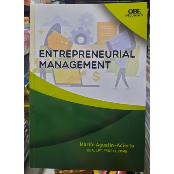Entrepreneurial Management by Marife Agustin Acierto Brandnew ORIGINAL ...