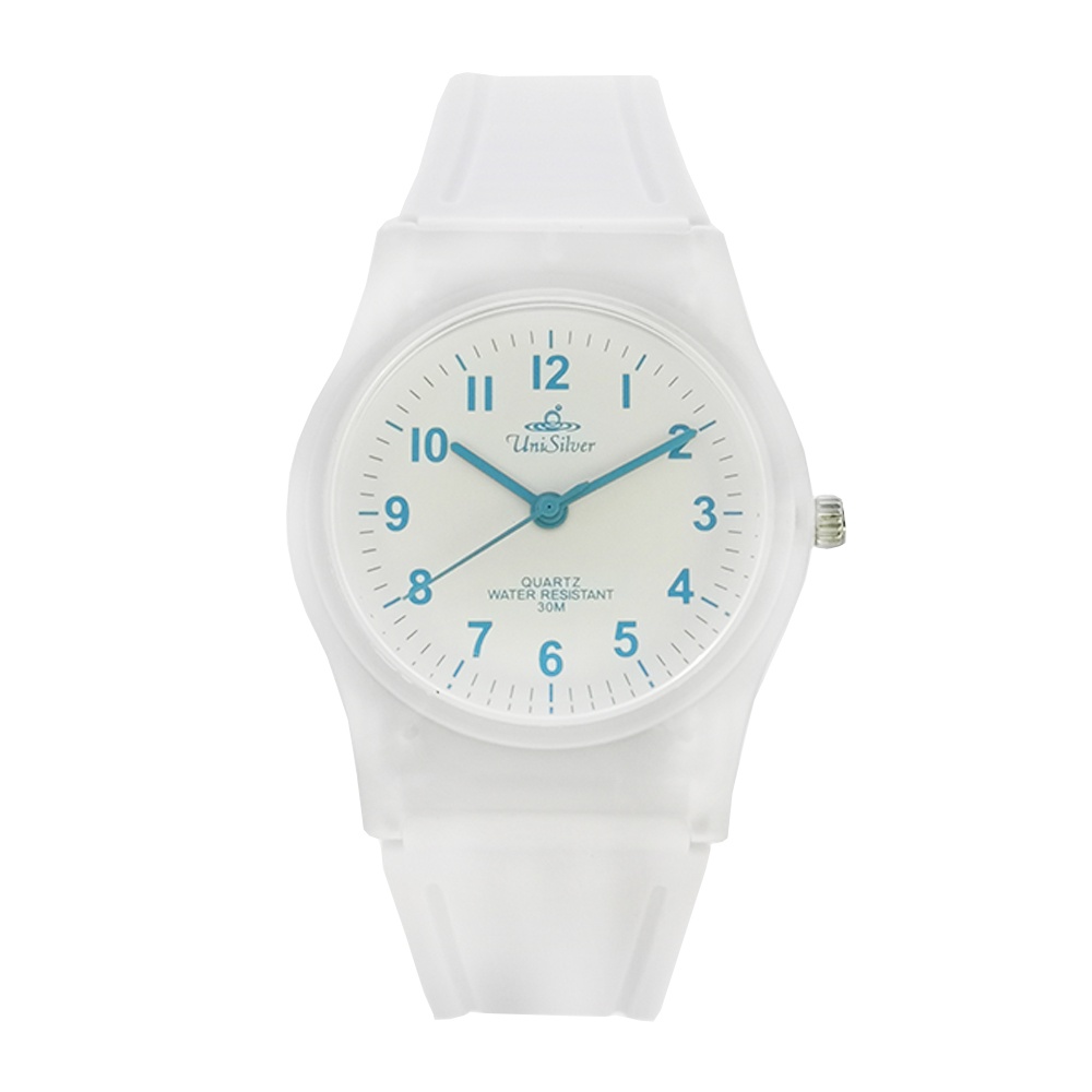 UniSilver TIME Small Analog White Rubber KW534-2112 Watch | Shopee ...