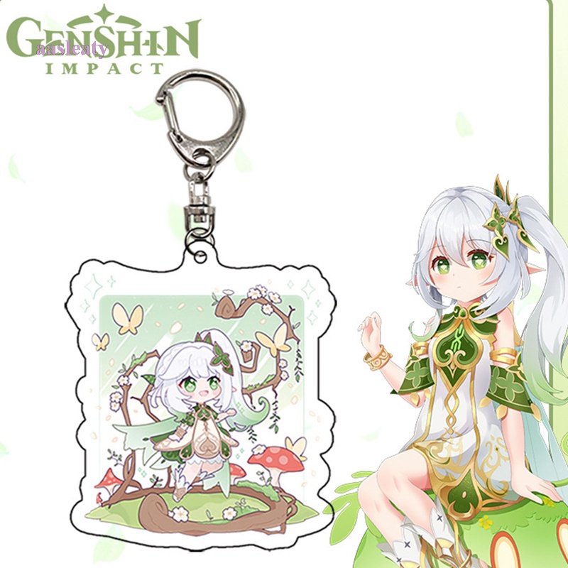 Aasleaty Cute Genshin Impact Game Character Acrylic Keychain Sayu ...