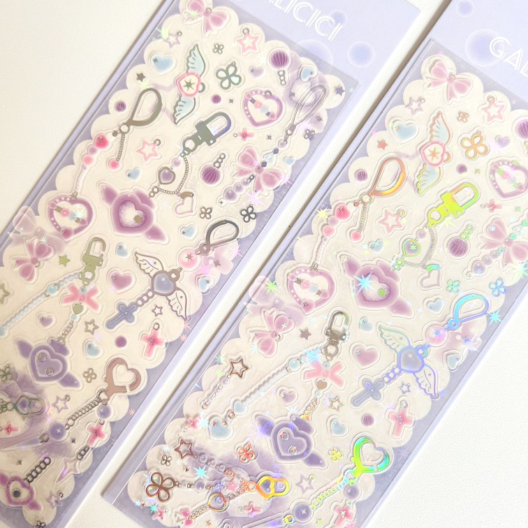 GaLiCiCi Original Pendant Series Sticker/domestic Laser Glittering Hot ...