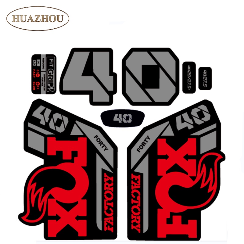 2021 Fox 40 Front Fork Stickers for Mountain Bike Bicycle Cycling Vinyl ...