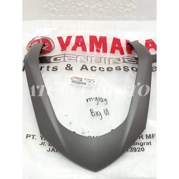 YAMAHA FRONT COVER BIG U FOR NMAX V1 MATTE GRAY ORIGINAL | Shopee ...