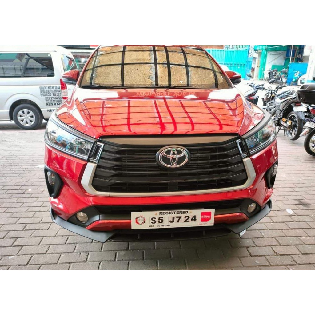 Toyota Innova Front Chin Diffuser Matte Black | Shopee Philippines