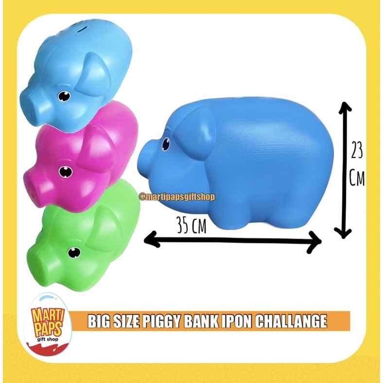 PIGGY BANK COIN BANK IPON CHALLANGE | Shopee Philippines