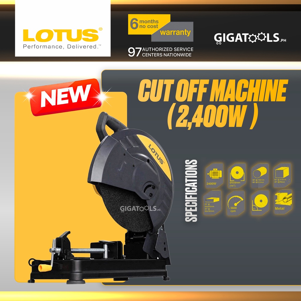 *NEW* Lotus LTCS240X 14-inch Chopsaw / Cut Off Machine ( 2400W ...