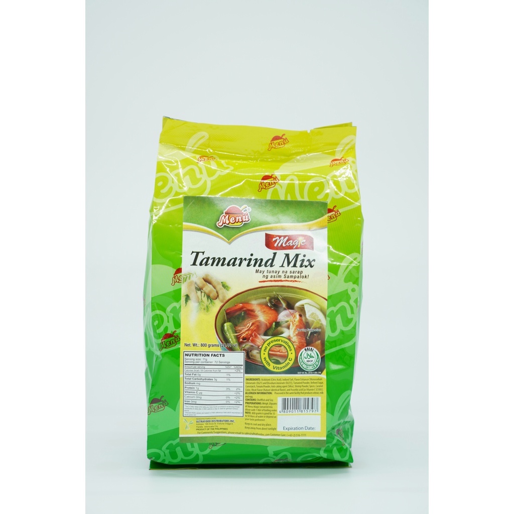 Menu Tamarind Mix 800g | Shopee Philippines