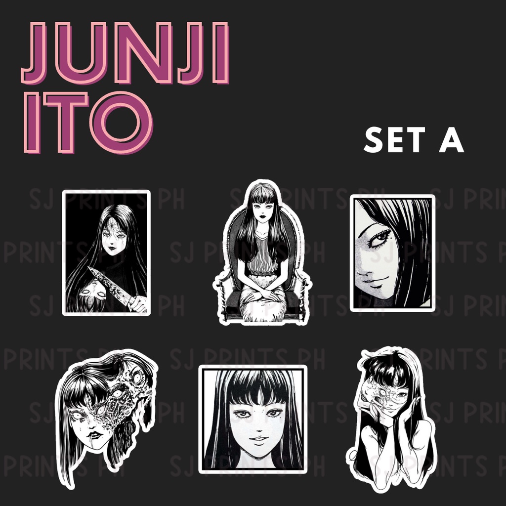 [SET]] Junji ito Manga stickers | matte laminated vinyl sticker | Tomie ...