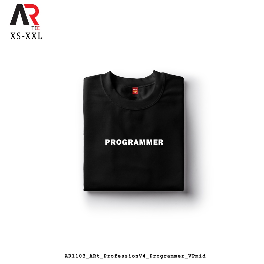 AR Tees Professions v4 Programmer Minimalist Shirt Customized Shirt Unisex Tshirt for Women and ...