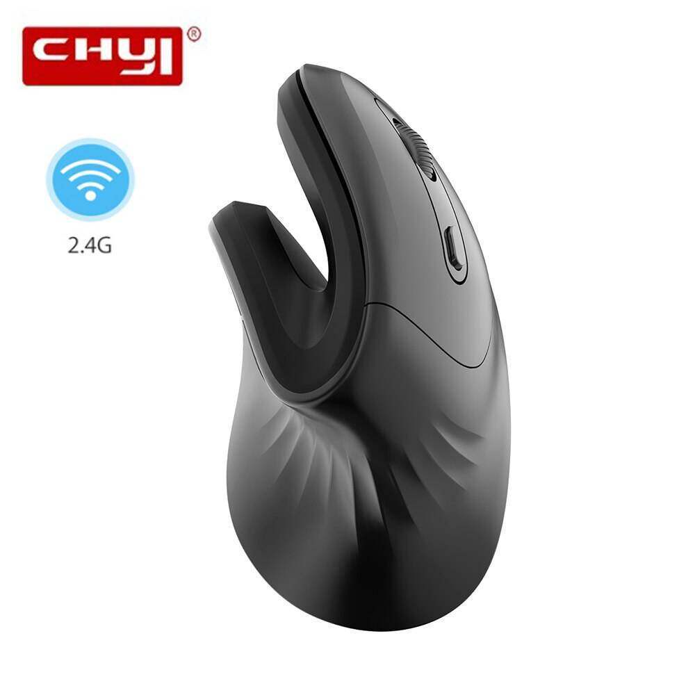 CHYI Wireless Vertical Mouse Rechargeable or Battery Ergonomic Mouse ...