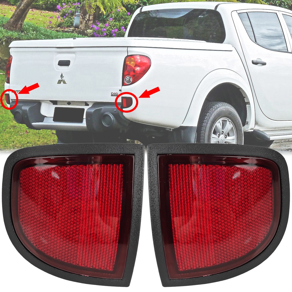 Mitsubishi Triton Rear Lower Reflector Light Lamp Reflector 2005-2014 ...
