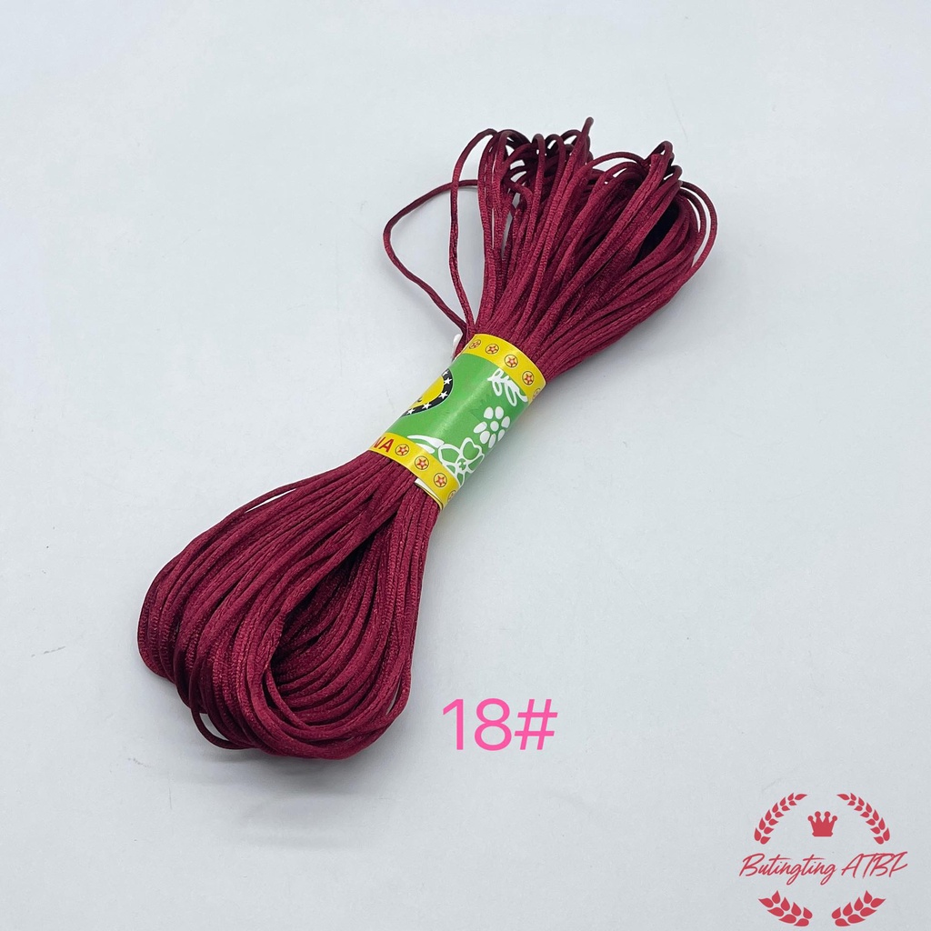 20 mete/ bundle 1.5mm Polyester Braided Long Rope DIY Chinese Knot ...