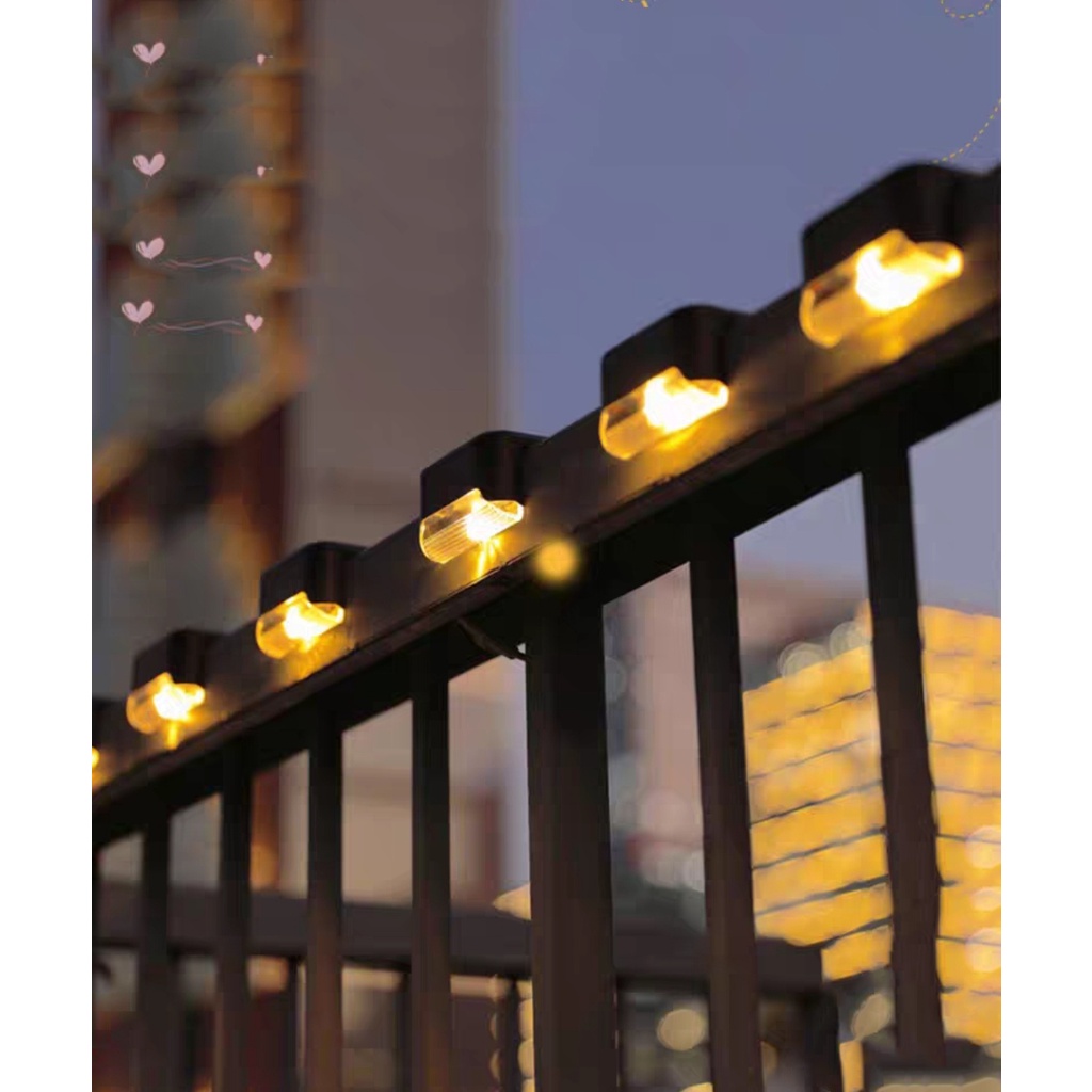 yutu Solar lamp outdoor courtyard garden wall lamp railing decorative ...