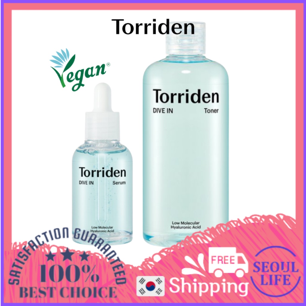 TORRIDEN DIVE IN Low Molecular Hyaluronic Acid Toner 50ml/300ml ...