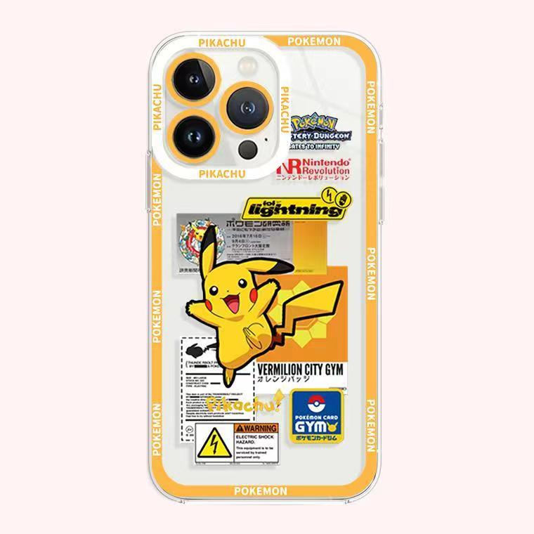 Cartoon Pokemon Pikachu/Squirtle/Psyduck Pattern Phone Case For IPhone ...